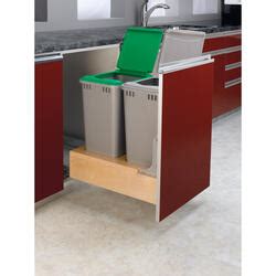 Rev A Shelf Double Pull Out Trash Can 50 Quart At Menards