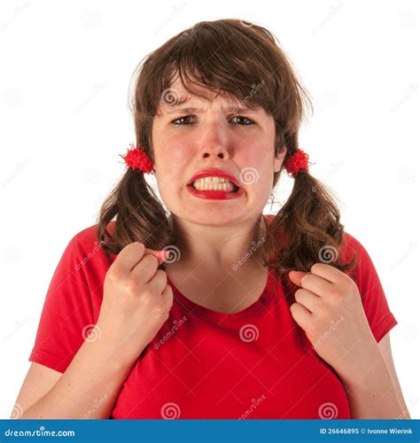 Angry Girl Stock Image Image Of Person White Girl 26646895