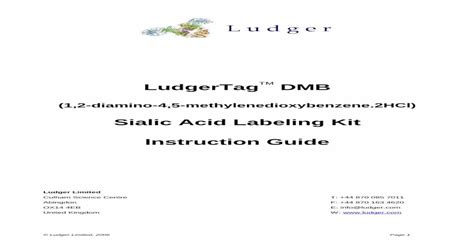 Pdf Sialic Acid Labeling Kit Instruction Guide Qa Bio · Pdf