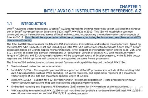 Intel Ampliará Las Instrucciones Avx512 Con Las Nuevas Avx10 Con Soporte Para Su Arquitectura