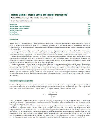 10 Trophic Level Examples