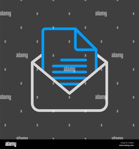 Message Outline Icon Office Sign Graph Symbol For Your Web Site Design Logo App Ui Vector