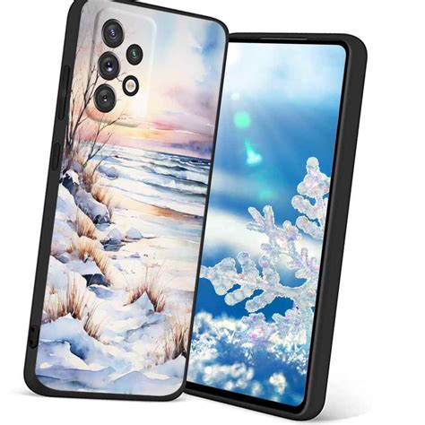 Frozen Beach Landscape 86 Phone Case For Samsung Galaxy A72 5g For
