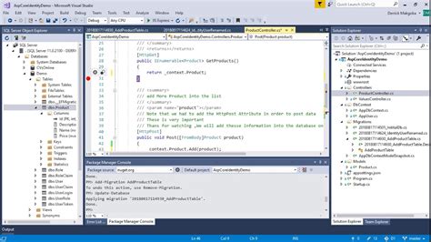 Asp Net Core Web Api Post And Get Youtube