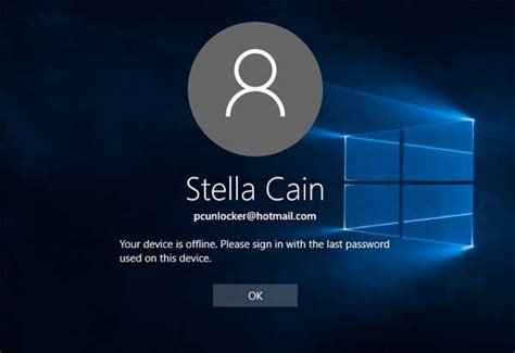 Windows 10 Fix Your Device Is Offline Please Sign In With The Last Password Password Recovery