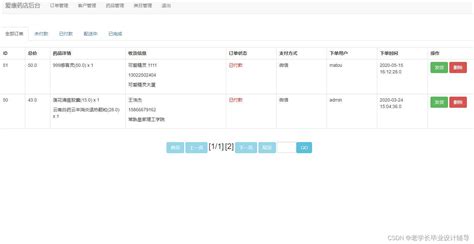 javaweb基于servlet开发药店药品商城管理系统源码 javaweb医药系统源码 csdn博客