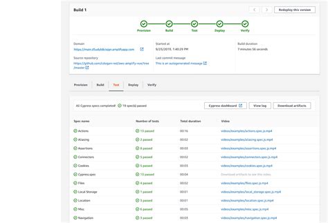 aws amplify console user guide running tests md at main · awsdocs aws amplify console user guide