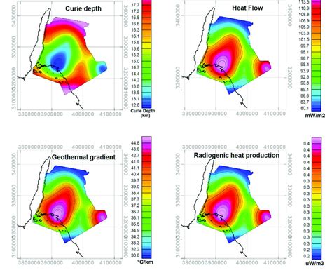 Curie Depth Surface In 3d View Showing The Highly Recommend Zone For Download Scientific