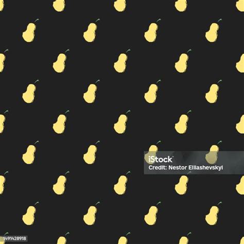 원활한 배 패턴 흑백 배 배경 과일을 사용한 낙서 벡터 일러스트 레이 션 0명에 대한 스톡 벡터 아트 및 기타 이미지 0명 과일 귀여운 Istock