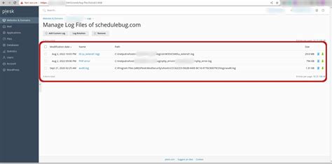 How To Delete Log Files From The Plesk Panel Accuwebhosting