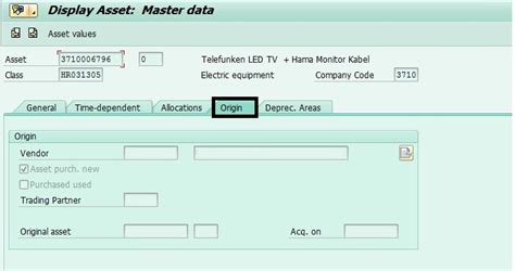 Solved Asset Master Data Field Is Not Visible Although A SAP Community