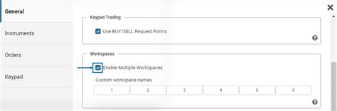 Multiple Workspaces