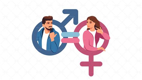 Gender Equality Illustration Graphics Motion Array