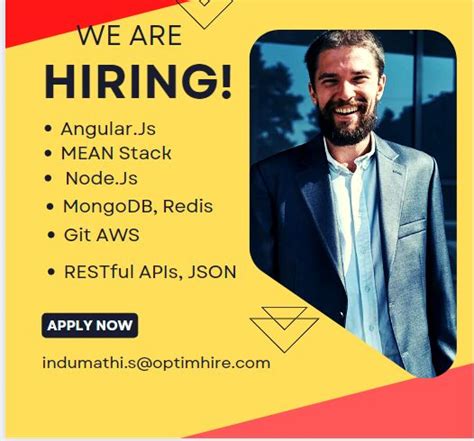 ii s on linkedin hiring developer meanstackdeveloper angularjs nodejsdeveloper…