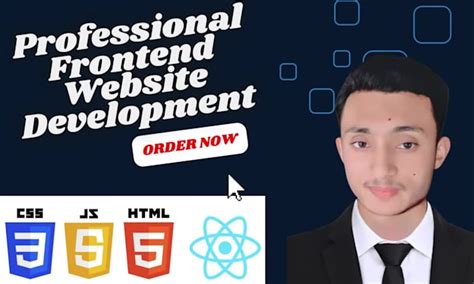 Be Your Frontend Web Developer Or Do Frontend Web Development In Reactjs By Moazamshafiq2 Fiverr