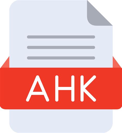 ahk file format line icon 28644007 vector art at vecteezy