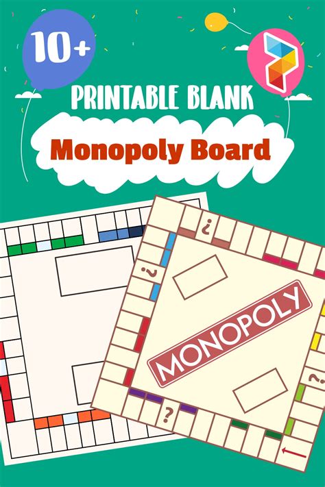 5 Best Printable Monopoly Board Game Printableecom