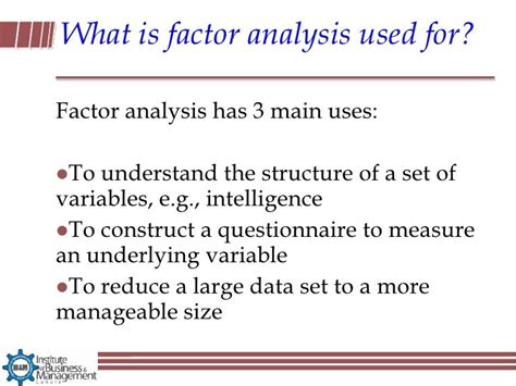 Exploratory Factor Analysis