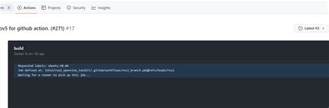Why Github Action Waiting For A Runner To Pick Up This Job While Requested Labels Ubuntu 2004