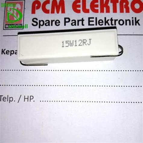 Jual Resistor 15w 12ohm Smartmm Ayo Beli Shopee Indonesia
