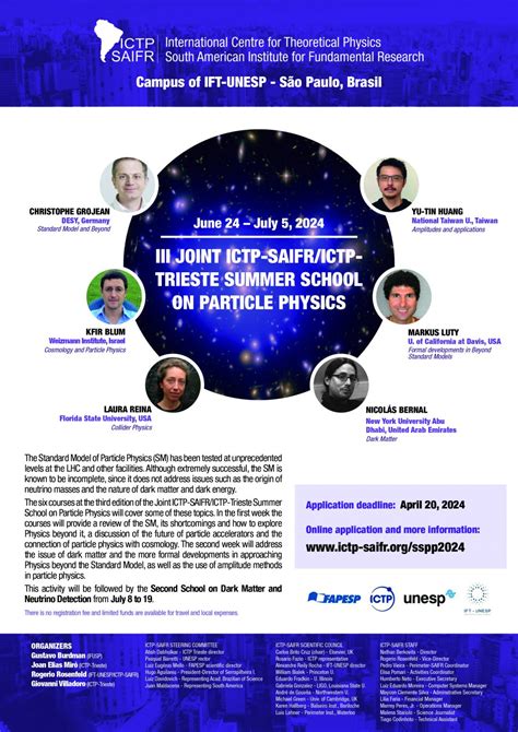 Ictp Saifr Iii Joint Ictp Saifrictp Trieste School On Particle Physics