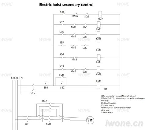 Electric Hoist Secondary Control Circuit Experts Electrical