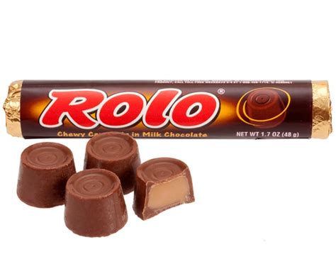 Rolo Bar Hersheys Brand Caramel Chocolate Caramel Candy