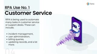 3 Amazing Examples Of Real Life RPA Use Cases Signity PPT