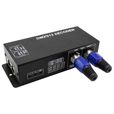 Светодиодный контроллер высокой мощности Dmx Dmx 512 совместимый с Rgb 3 канала купить с