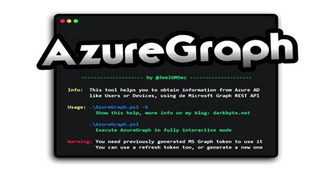 Azuregraph Azure Ad Enumeration Over Ms Graph