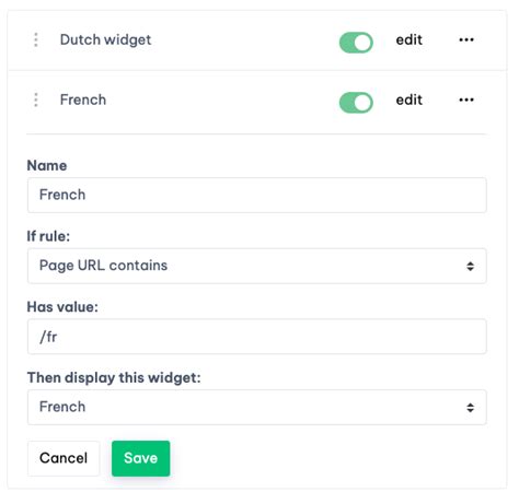 How Do I Set Up Widgets In Multiple Languages