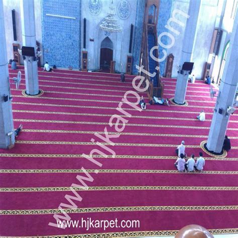 Pemasangan Karpet Masjid Al Azhar Kalimalang Bekasi HJKARPET