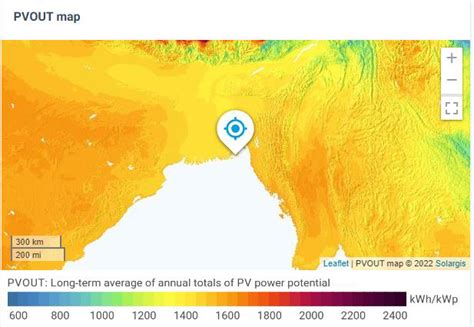 4 Pv Output Map Of The Location 8 Download Scientific Diagram