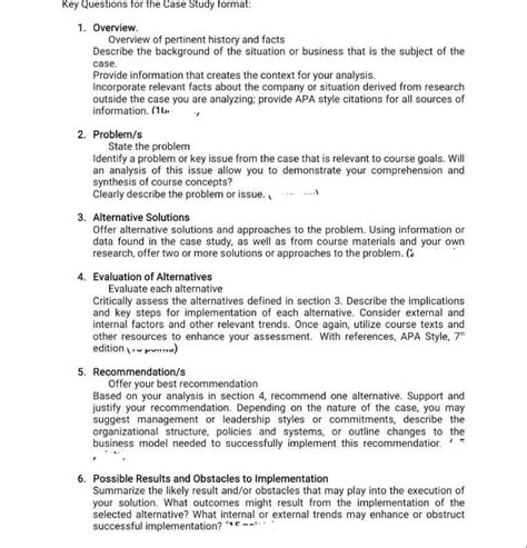 Question And Answer Format Apa