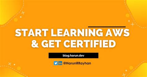 Faisal Ahammad On Linkedin How To Start Learning Aws Cloud ☁️ And Get Certified 🚀