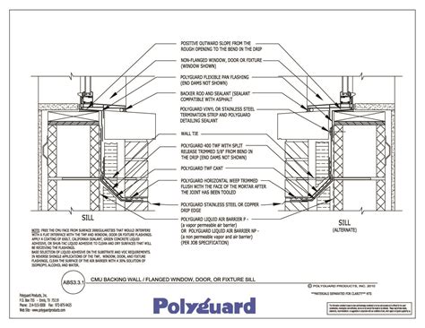 Window Sill At Cmu Wall Detail Google Search Window Detail Window