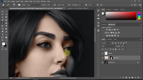 Photoshop Tutorial آموزش رنگی کردن تصاویر سیاه و سفید نماشا