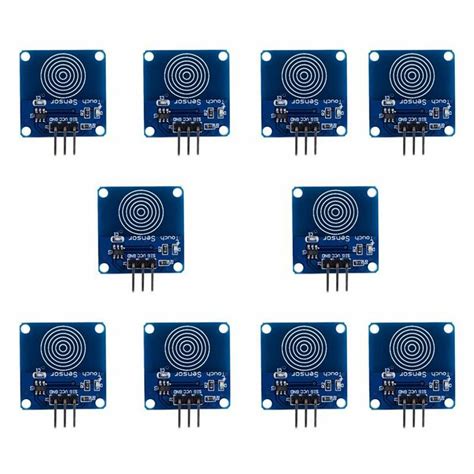 Aokin 10pcs Ttp223b 디지털 터치 정전 용량 센서 스위치 모듈 Diy Arduino Raspberry Pi 용