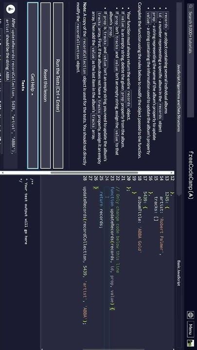 Day 5 Javascript Algorithms And Data Structures Javascriptframework Freecodecamp Youtube