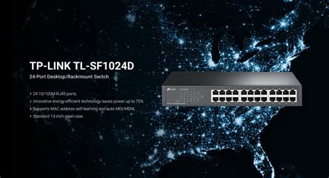 TP Link TL SF D Port Desktop Rackmount Switch STEQ