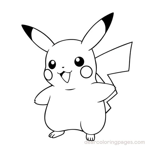 Pikachu Coloring Pages 41 Free Printable Coloring Pages