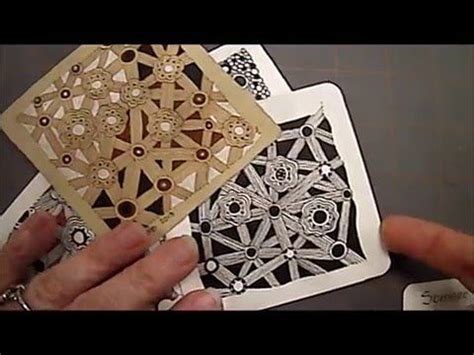 How To Draw Somnee And Cogwheel Lesson Tangle Pattern Tangle Patterns Zentangle Tutorial