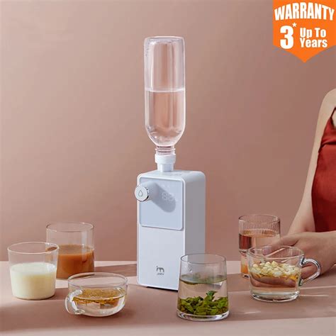 Jmey M2 워터 디스펜서 미니 Protable 마시는 분수 3 초 즉시 가열 여행 데스크탑 온수 디스펜서워터 디스펜서