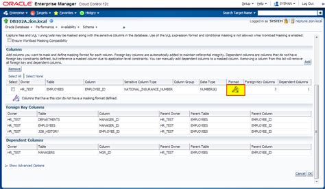 Data Masking With Oracle Enterprise Manager 12c Cloud Control