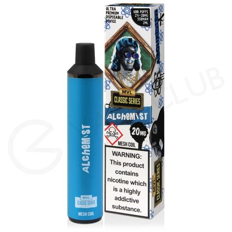 the alchemist mvl classics disposable vape 3 for £12
