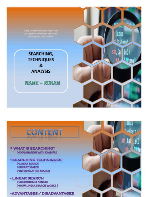 Searchingppt111 Pdf Computer Science Applied Mathematics