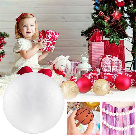 White Foam Balls Polystyrene Crafts Balls Art Decoration Balls For