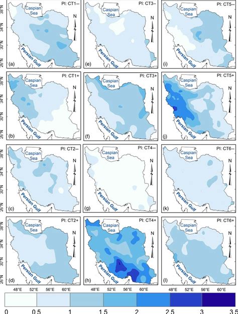 Spatial Patterns Of Pi Associated With The 12 Cts In Units Are