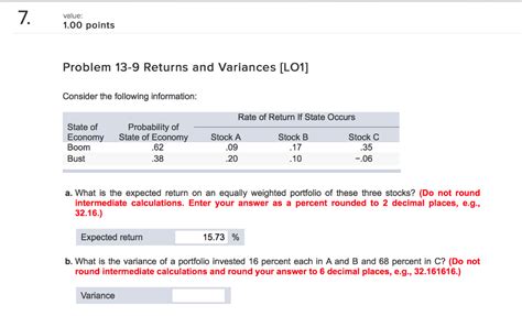 Solved Consider The Following Information A What Is The