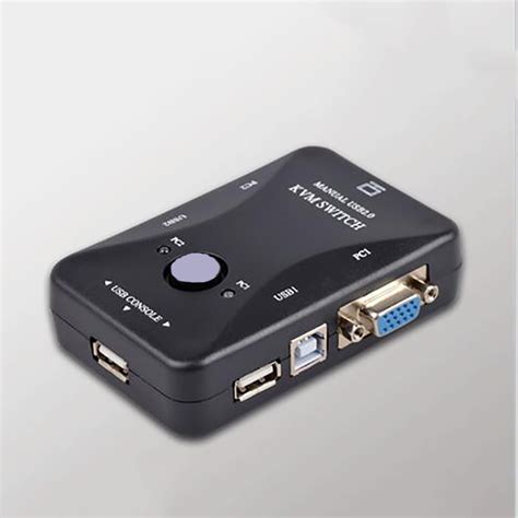 2 Port USB PS2 KVM VGA Switch Keyboard Mouse Switch Walmart